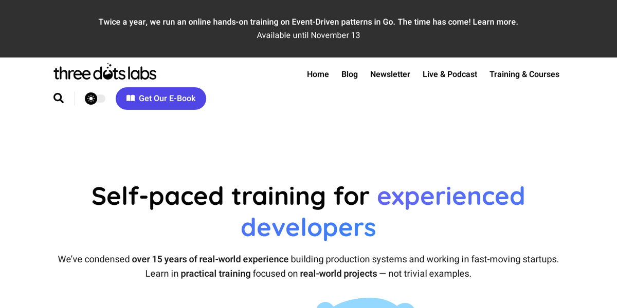 Training & Courses | Three Dots Labs blog