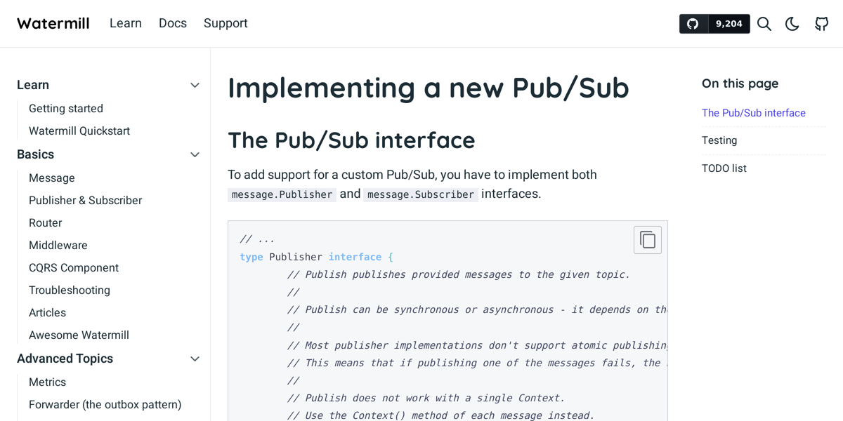 Implementing a new Pub/Sub | Watermill | Event-Driven in Go