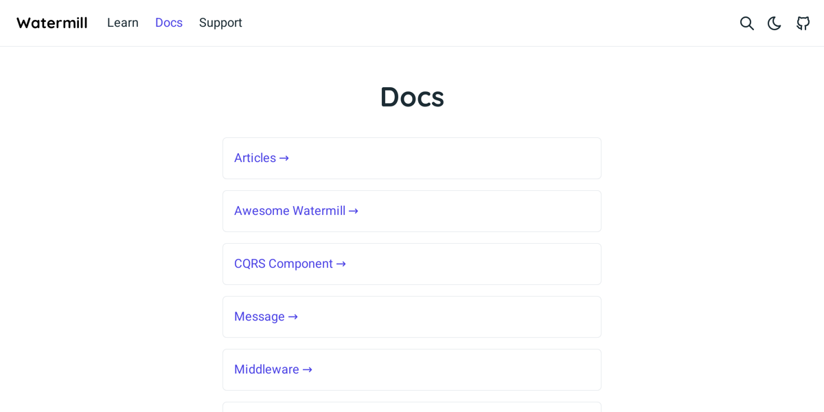 Docs | Watermill | Event-Driven in Go