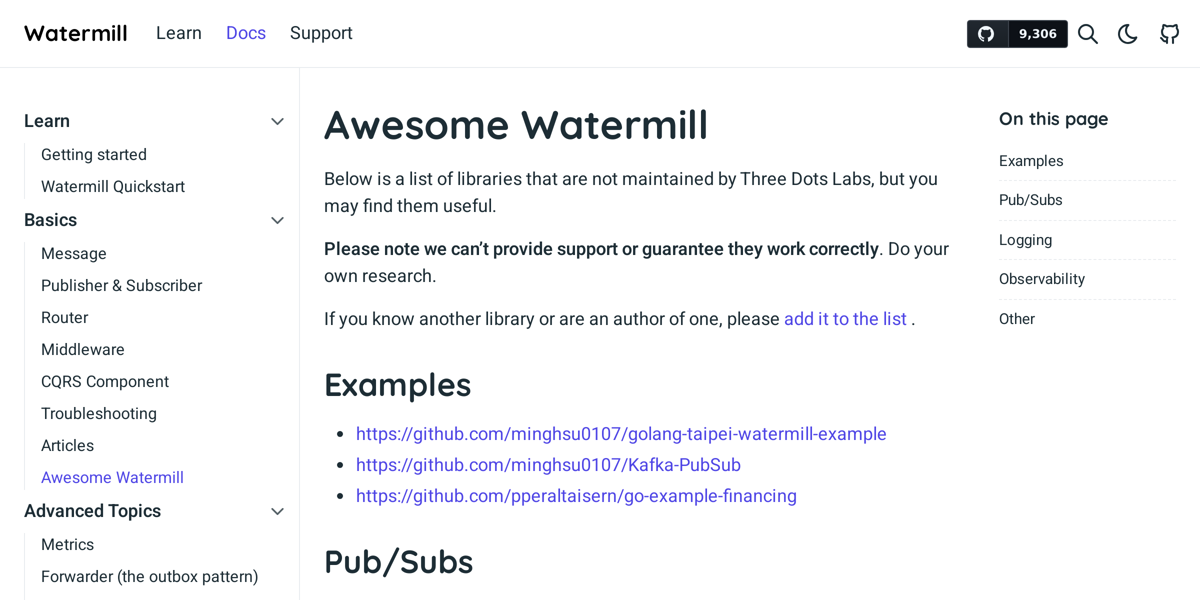 Awesome Watermill | Watermill | Event-Driven in Go