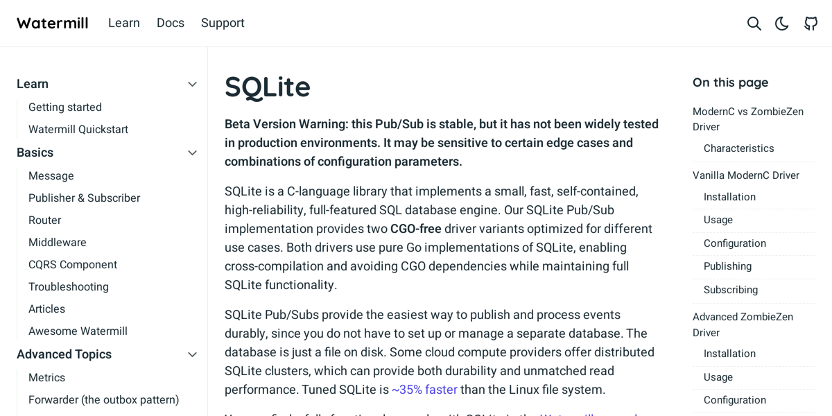 SQLite | Watermill | Event-Driven in Go